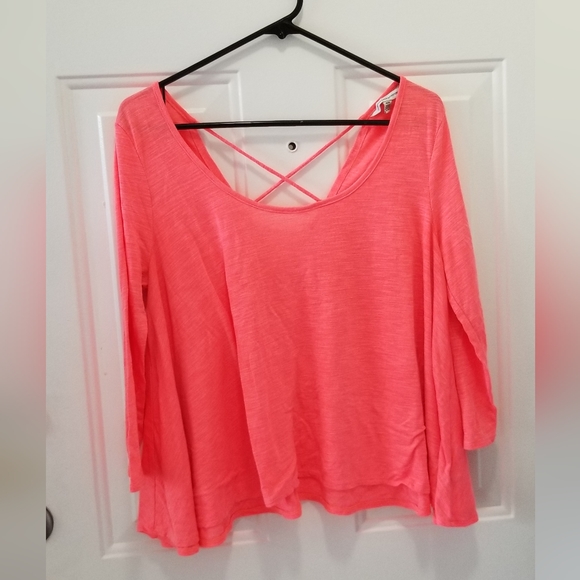 American Eagle Outfitters | Tops | Bright Pink American Eagle Top ...